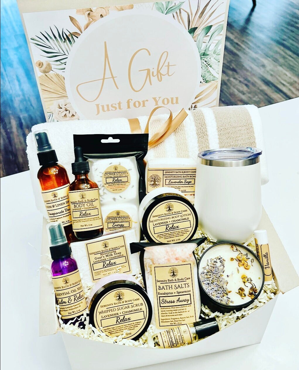 Self Care Bath and Body Spa Gift Set for Women Gift for Her Hygge Gift Friendship Gift Housewarming Gifts Care Package Christmas Gifts Relaxing