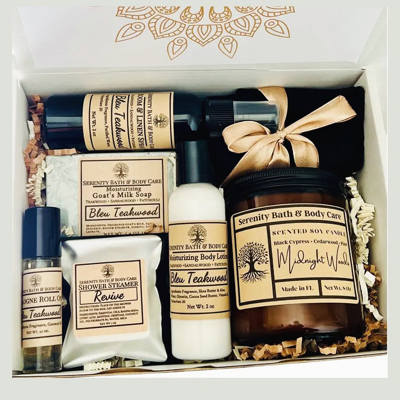 Men Spa Gift Boxes – Serenity Bath and Body Care