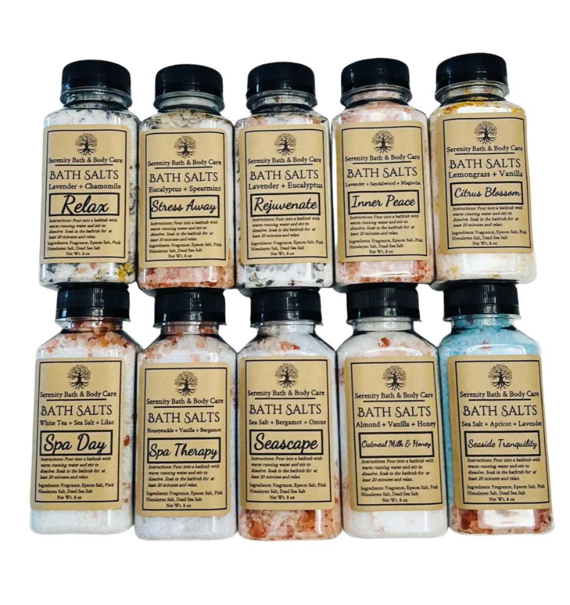 4 Bath Salts for $33.33 -Mix and Match Bath Salts- Bath Soaks-Self Car ...