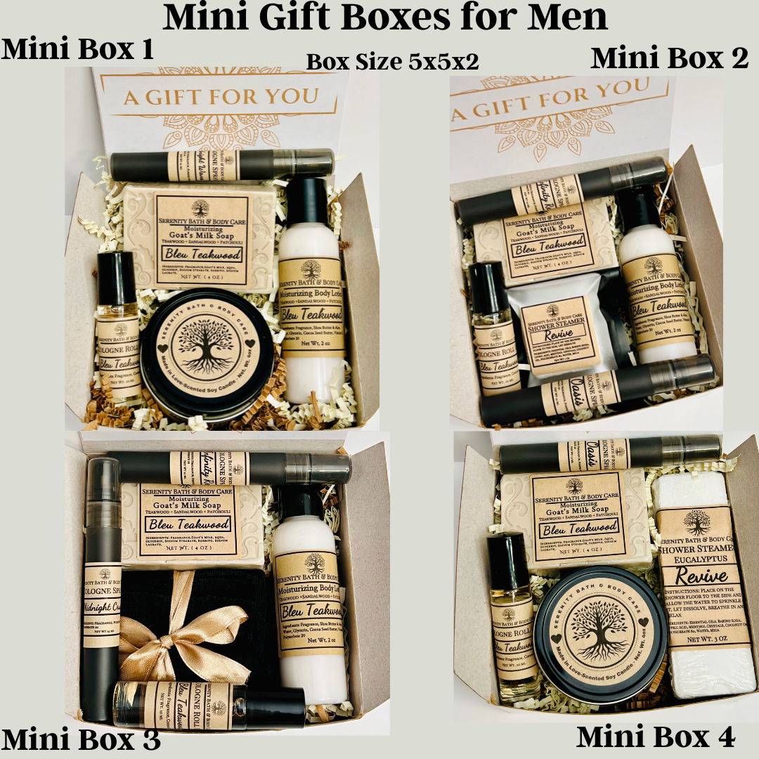 Men Spa Gift Boxes – Serenity Bath and Body Care
