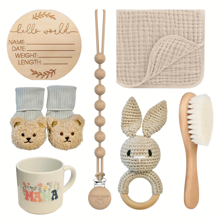 New Mom Gift Box, New Mom Care Package, New Mom & Baby Gift Set, Pregn ...