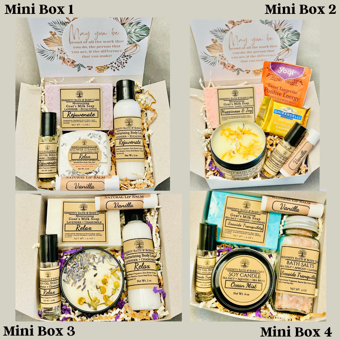 Mini Self Care Gift Box – Serenity Bath and Body Care